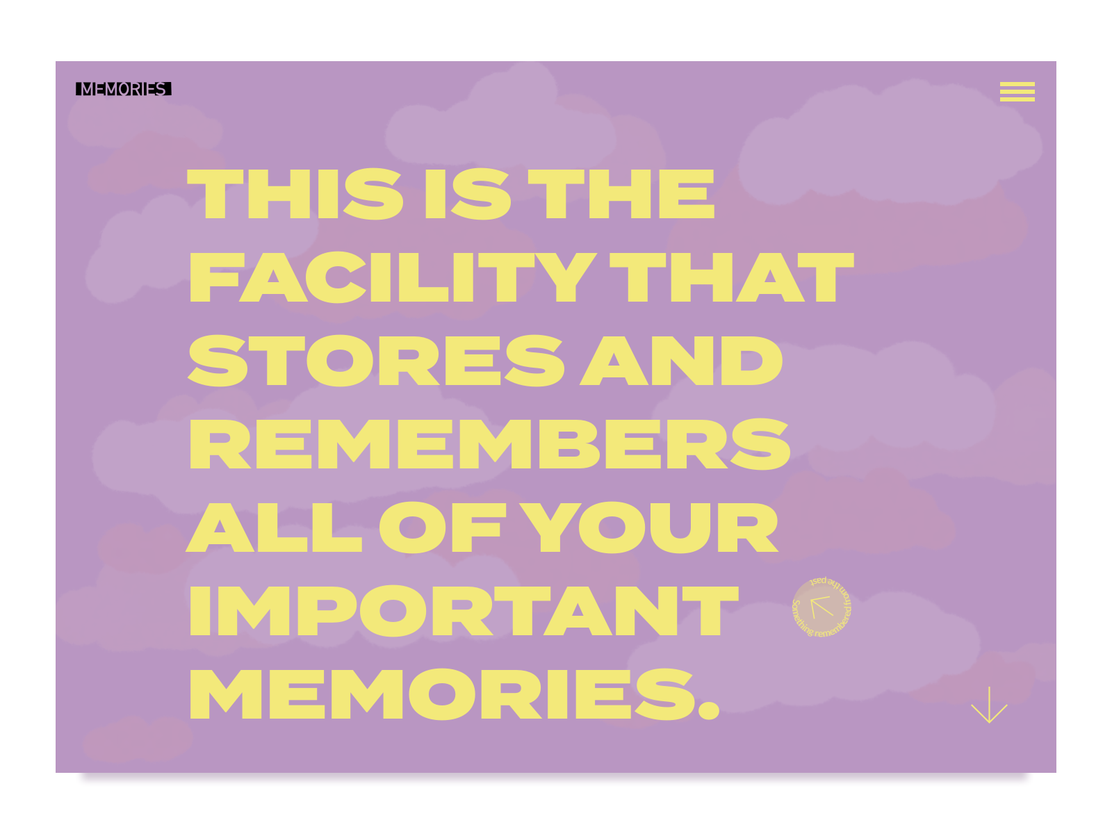 Memory maker website concept by Megan Howell on Dribbble