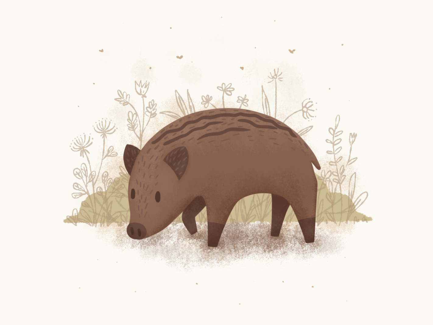 Boar by Nadezhda Sorokina on Dribbble