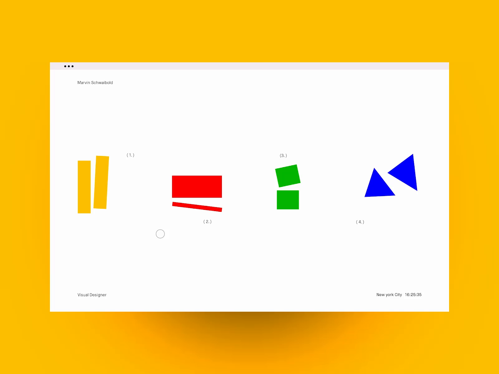 Abstract Menu - Hover State by Yaël Bienenstock on Dribbble