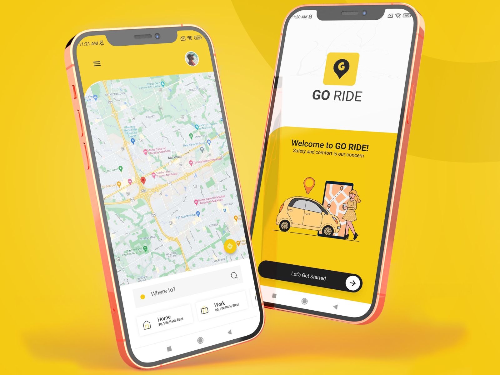 GoRide The Taxi Booking App by WRTeam ® on Dribbble