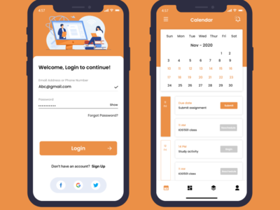Event app by godhani divyesh on Dribbble