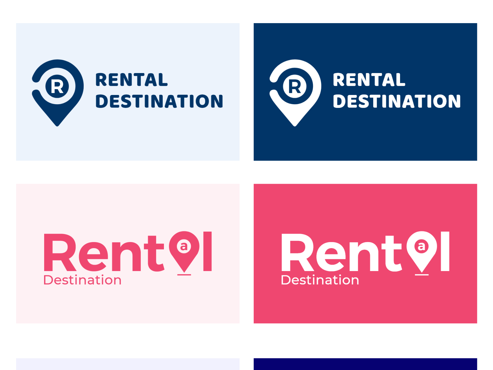 Rental Destination Logo by godhani divyesh on Dribbble