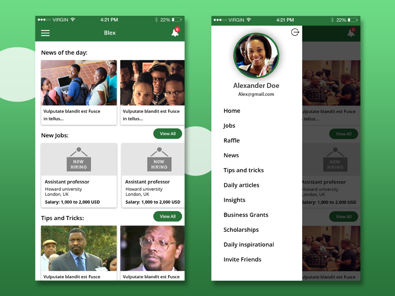 Blex by godhani divyesh on Dribbble