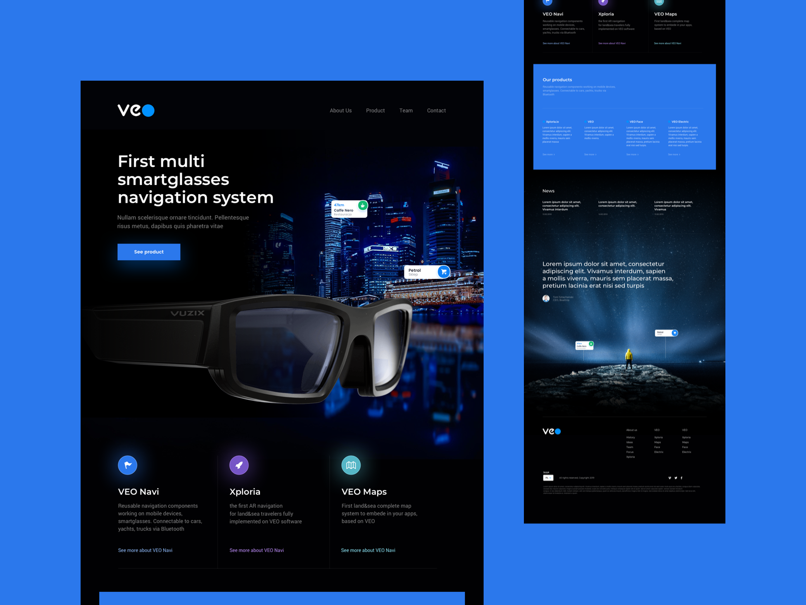 VEO Website by Tomasz Sztachański on Dribbble