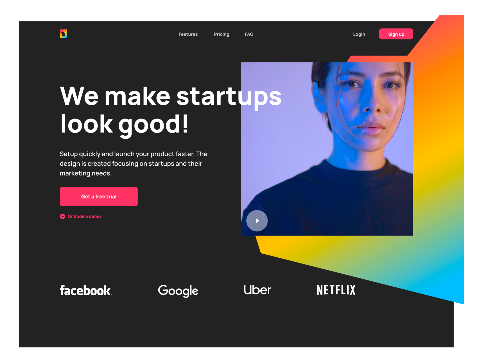 Stelllar landing page - for startup v2. by Mangesh 👋 for Creat on Dribbble