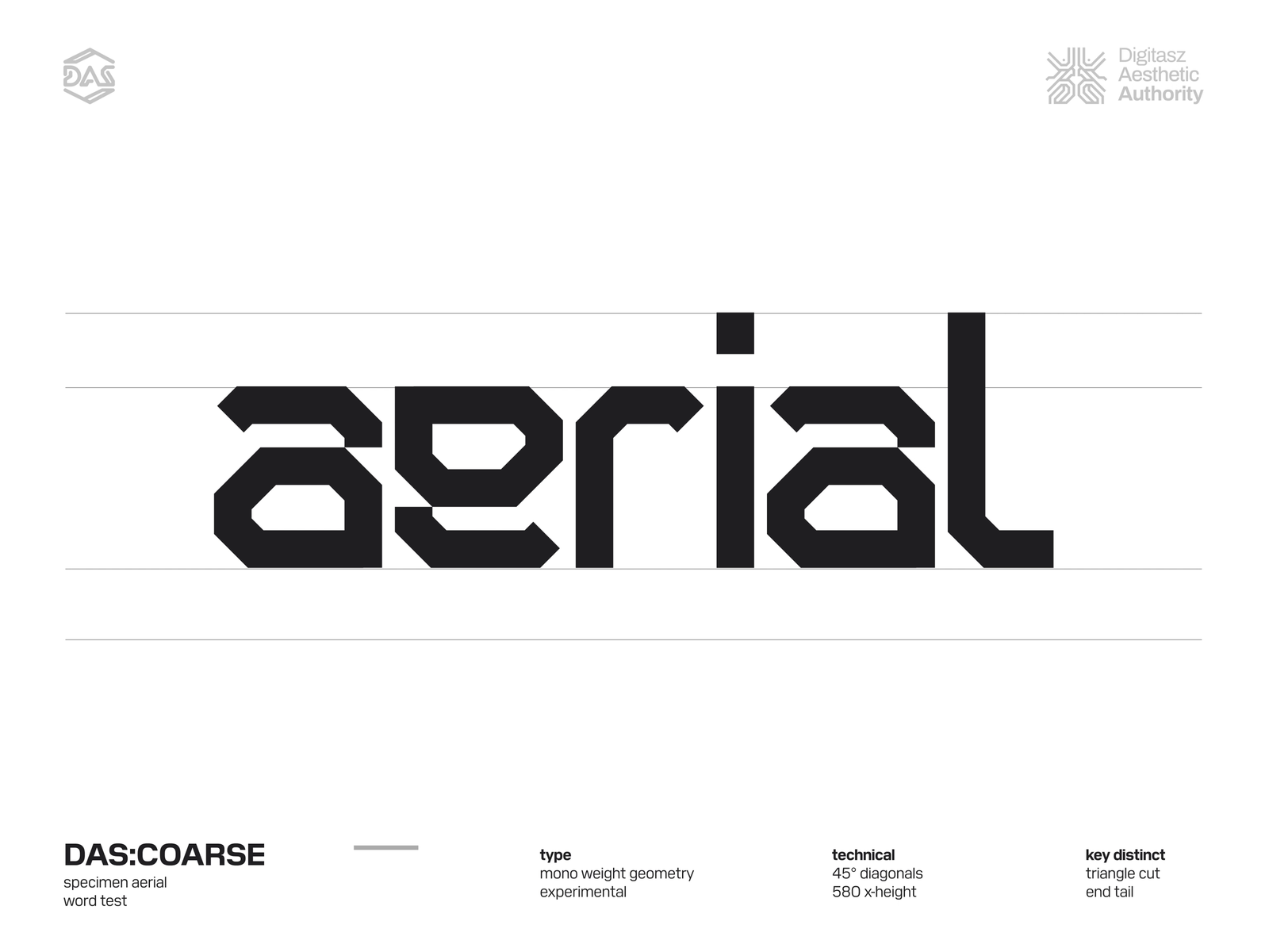 DAS:COARSE - Word + Spacing by Rizal Renaldi on Dribbble