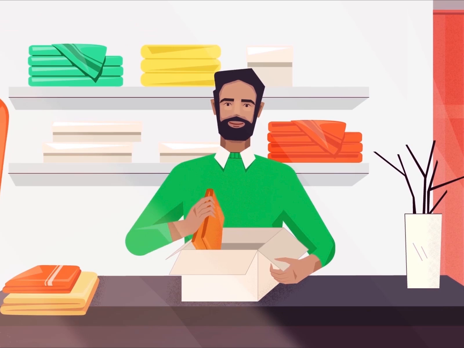 Transaction by WonderBloom on Dribbble