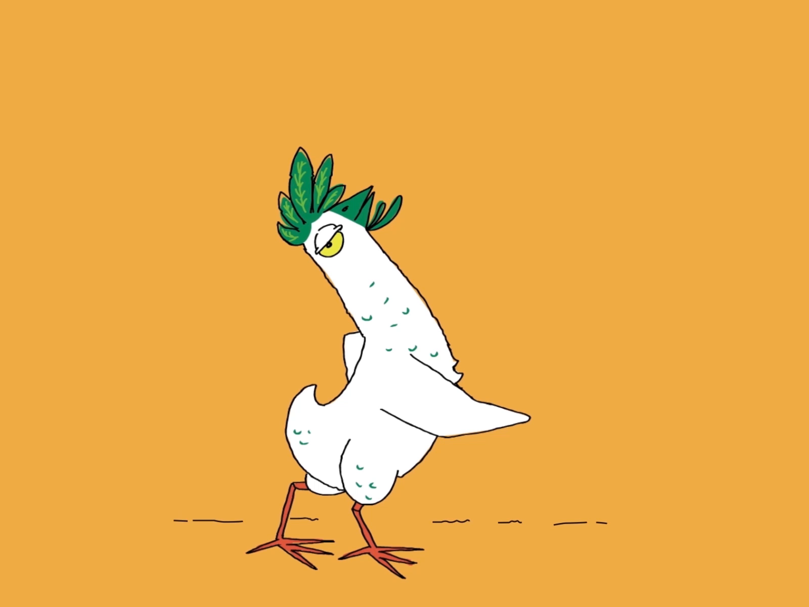 Chicken dance by WonderBloom on Dribbble