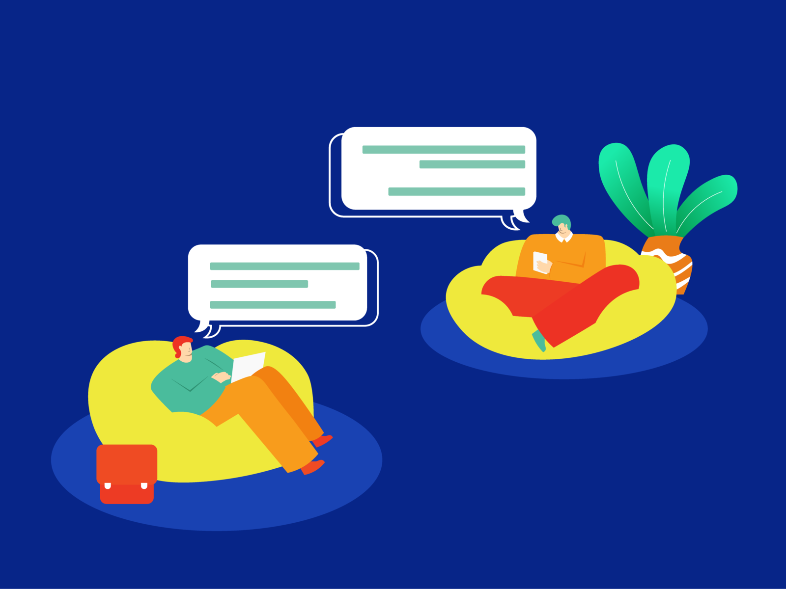 Messaging by Art Jake Desierto on Dribbble