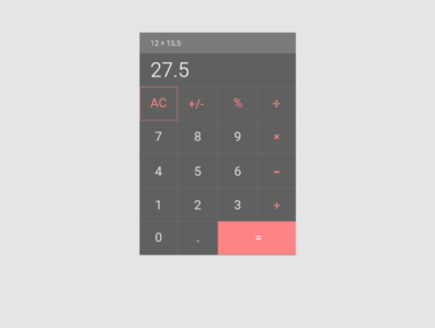 Calculator Design by Tahmineh Eyvazi on Dribbble