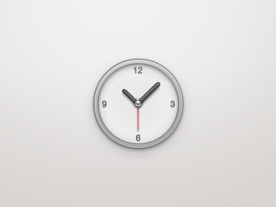 Clock by Nahas on Dribbble