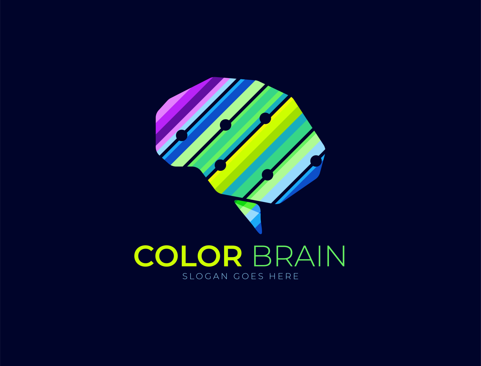 Color Brain logo by Sunjil on Dribbble