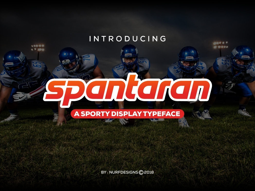 SPANTARAN Font by Nurf Designs on Dribbble