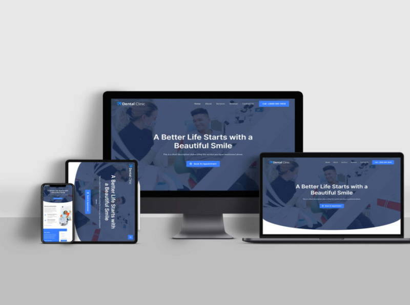 A Dentist Booking Appointment Website by Assem Hafsi on Dribbble
