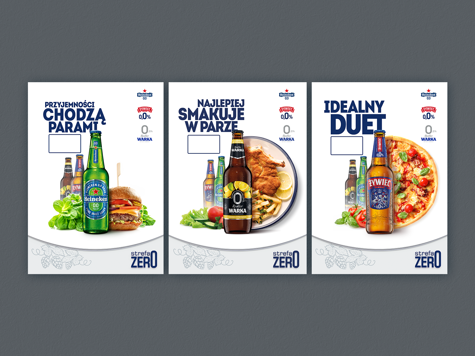 Strefa ZERO HoReCa posters by Grzegorz Chmielewski on Dribbble