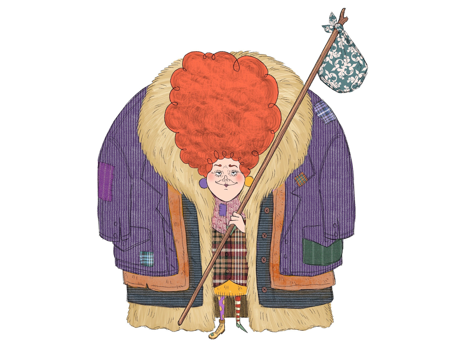 Hobo Lady by Gunnar Feldmann on Dribbble