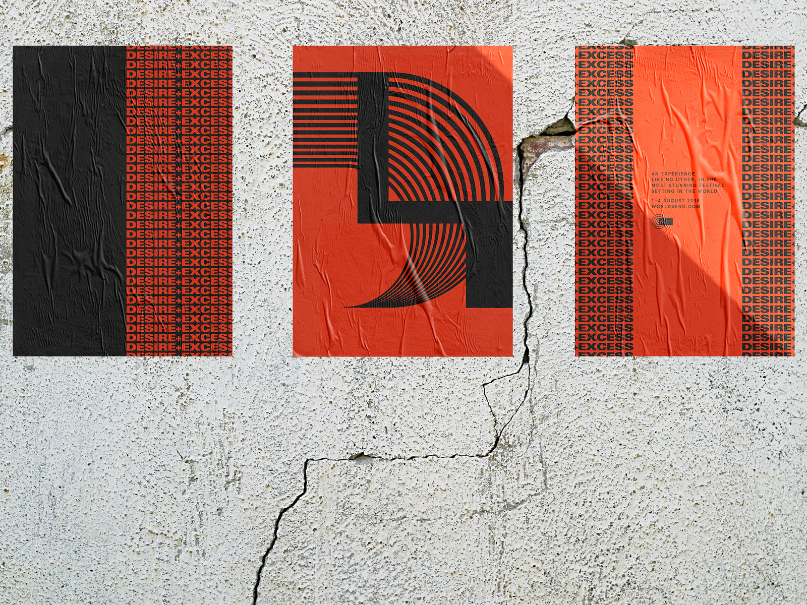 Desire+Excess – posters by Margherita Baldi on Dribbble