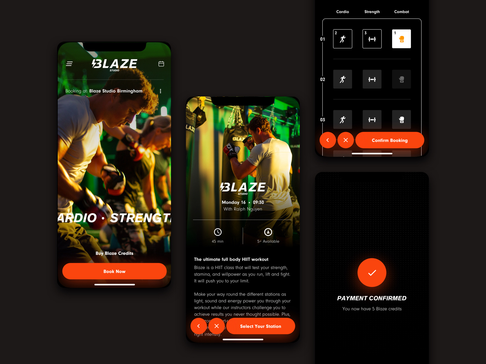 📆 Class booking by Harry Rundle on Dribbble