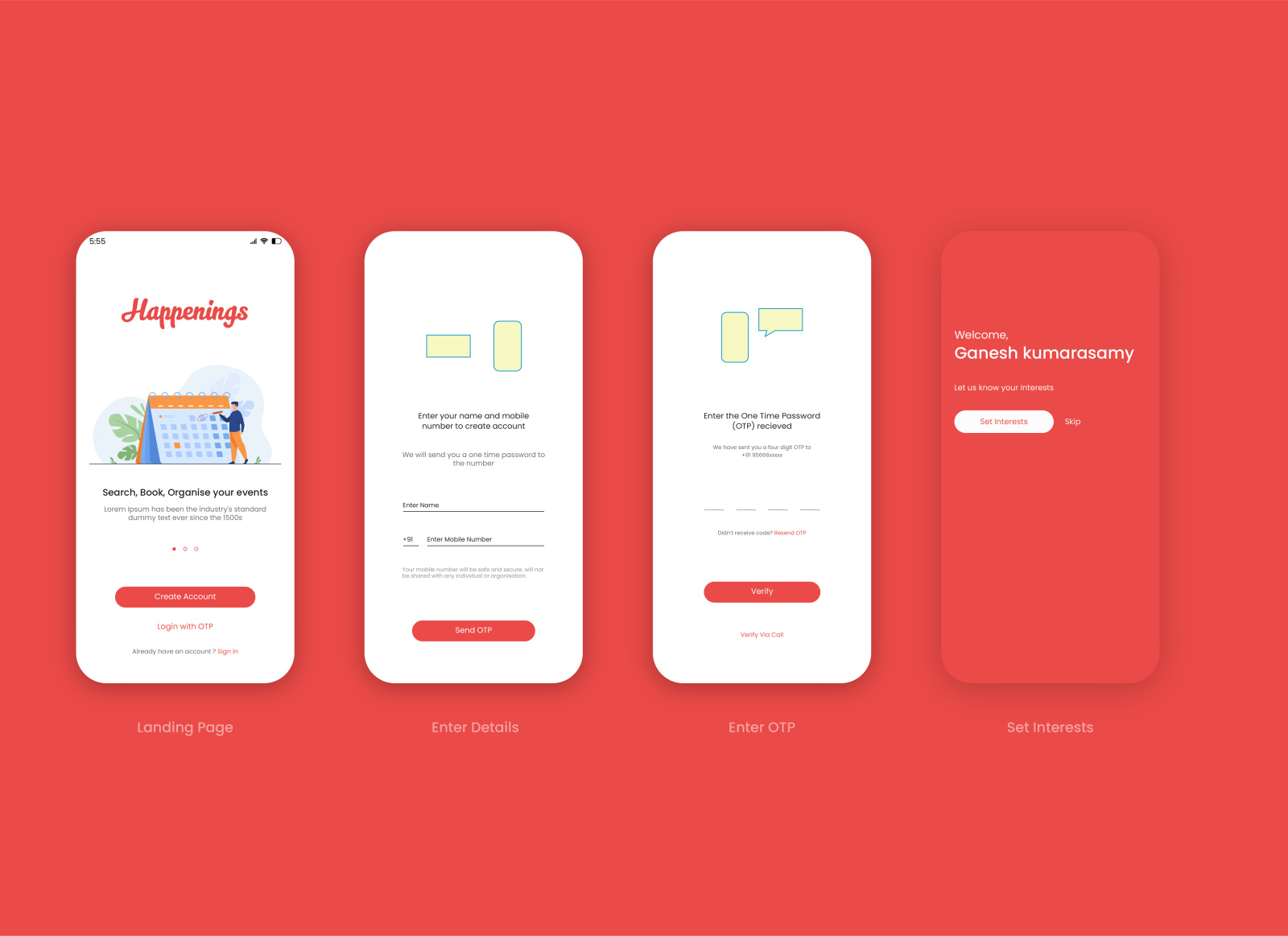 Login page design by Ganesh Kumarasamy on Dribbble