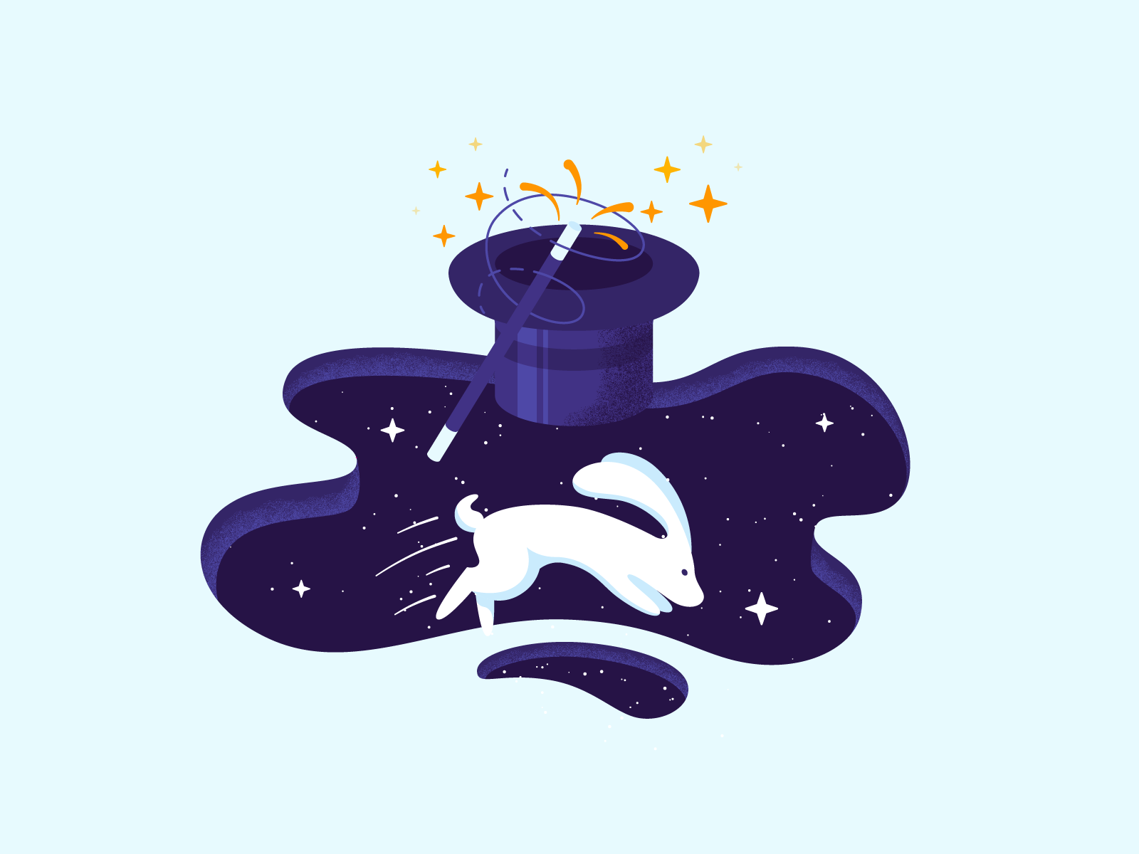 Elusive Rabbit by Corey Groce on Dribbble