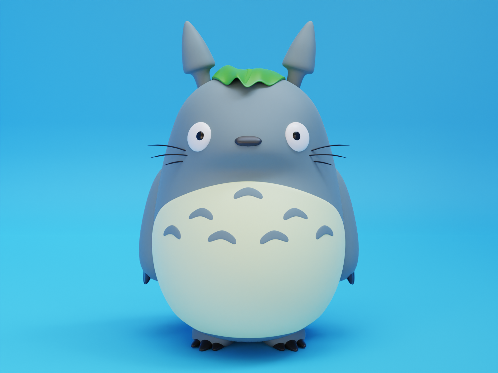 Totoro 3D by Jesse Ragos on Dribbble
