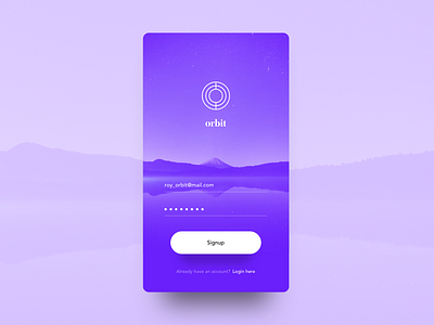 Daily UI 001 - Signup by Biola Kadiri Fischer on Dribbble
