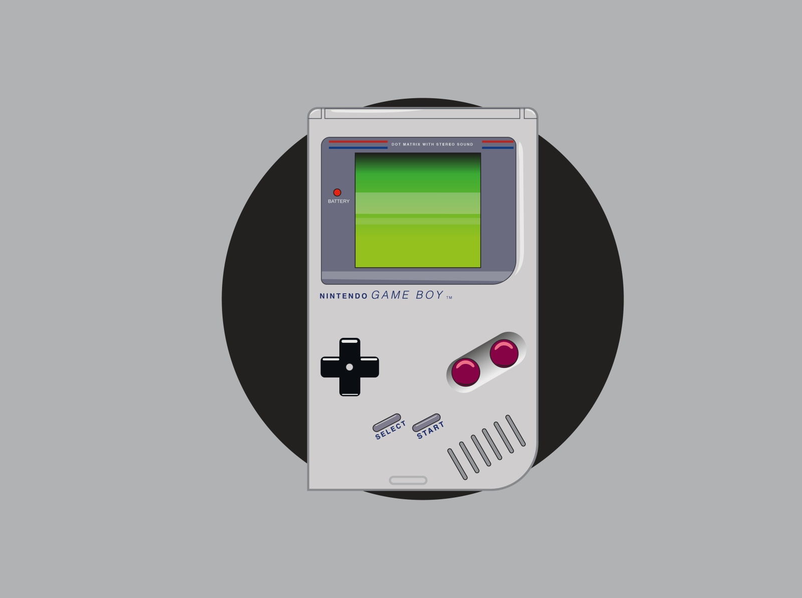 vintage game boy by Miguel Queirós on Dribbble