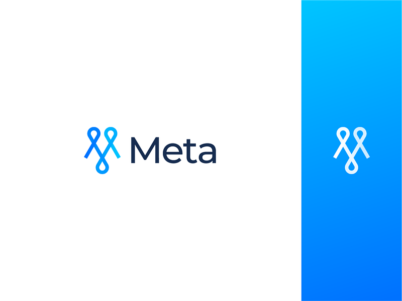 Meta Logo Redesign by Branding By Heart on Dribbble