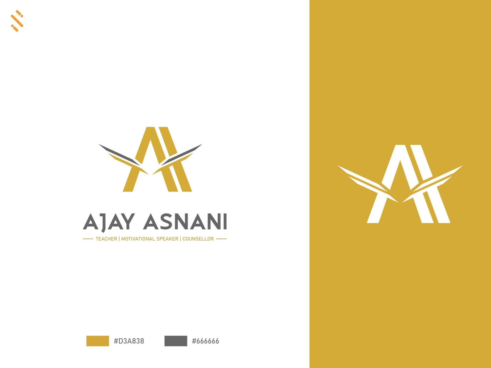 Ajay Asnani | Logo Design by Inclusive Studio on Dribbble