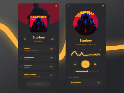Simple Music Player UI/UX Design by Majid Shekari on Dribbble