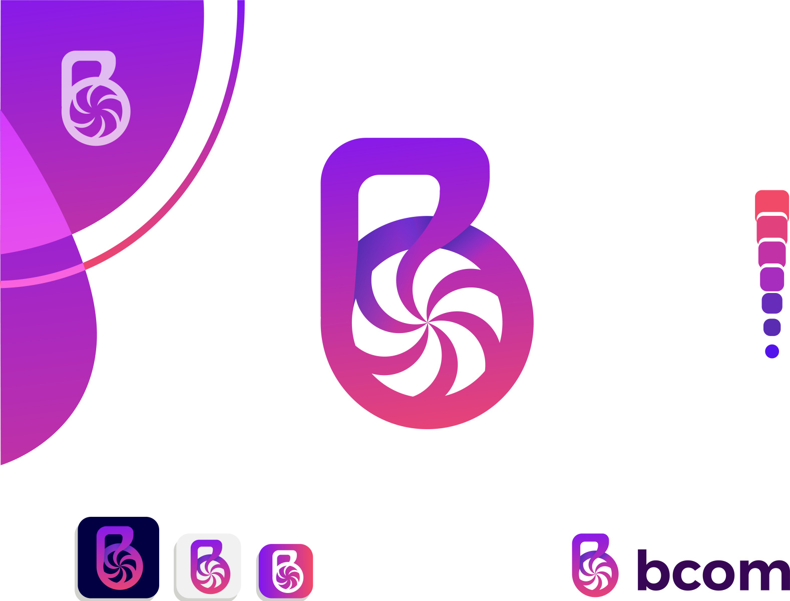 bcom bfan logo by salman ahmed on Dribbble