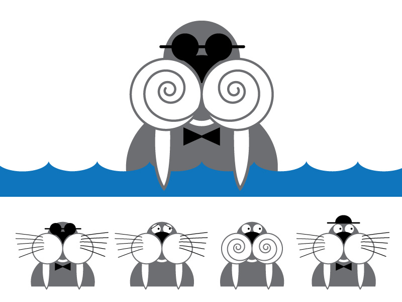 Walrus by Adam Whitlock / CodeStuff on Dribbble