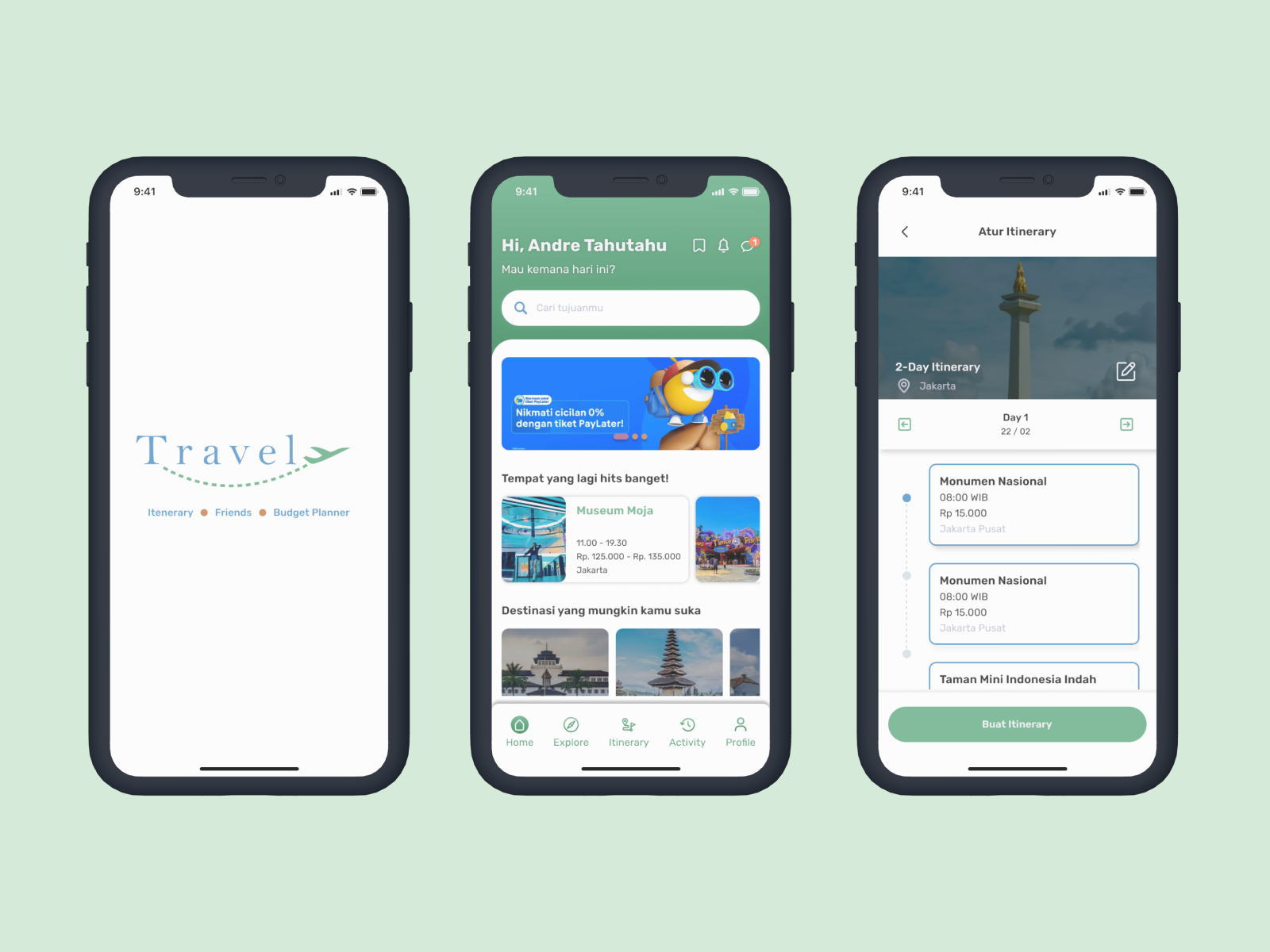 Travely Mobile App by Ahmad Farid Ulin Niam on Dribbble