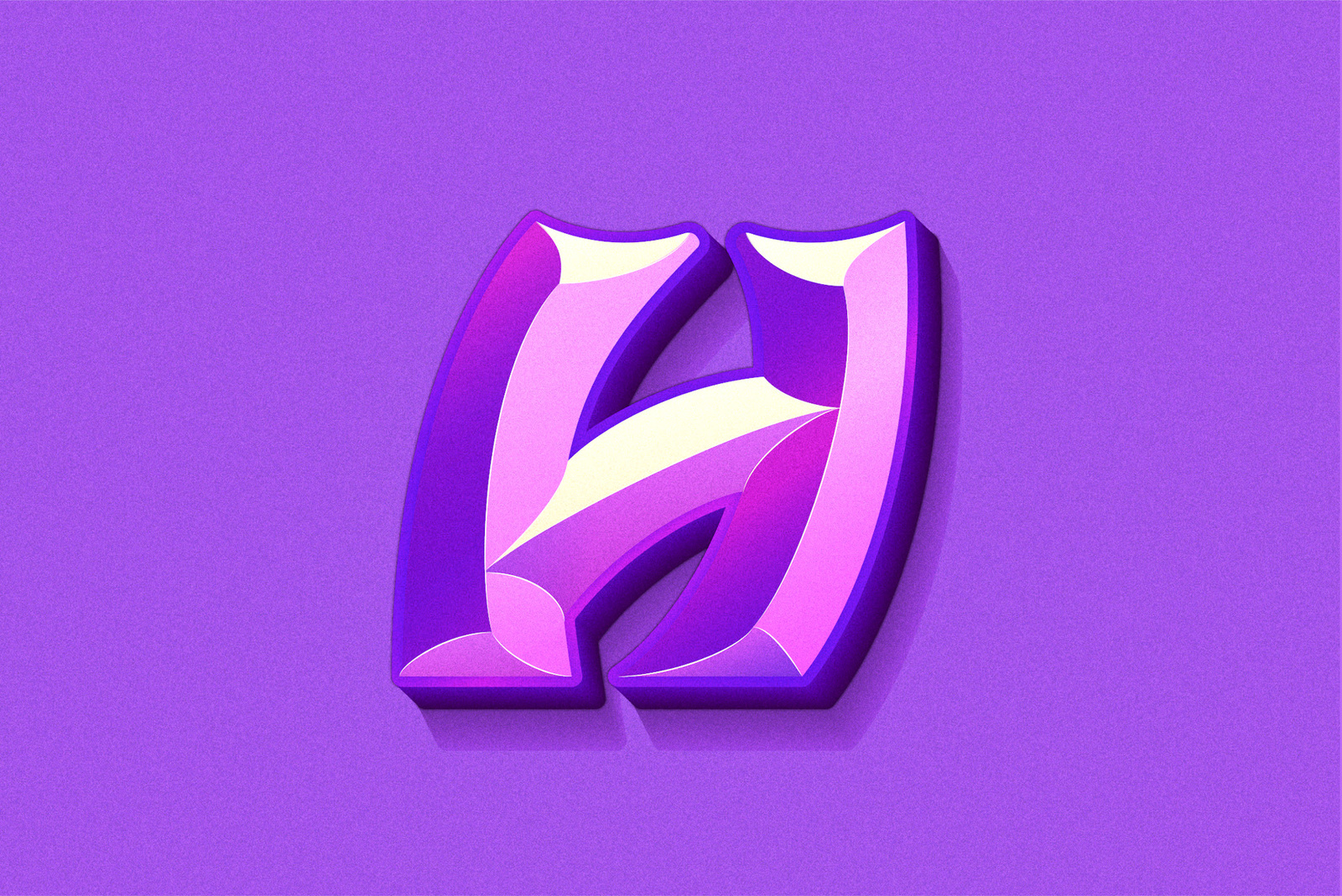 Letter H by Nicole Rauen on Dribbble