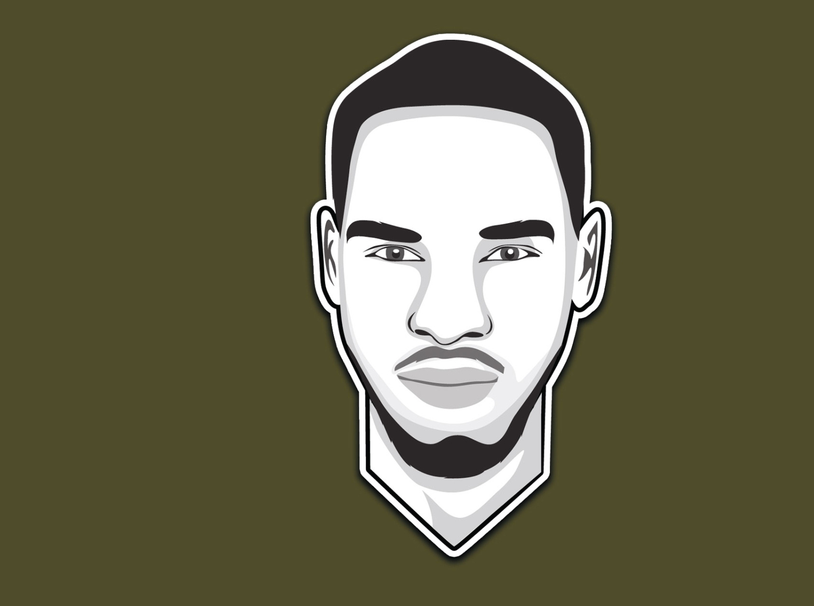 I will create minimalist flat line vector avatar you within 24h by Md ...