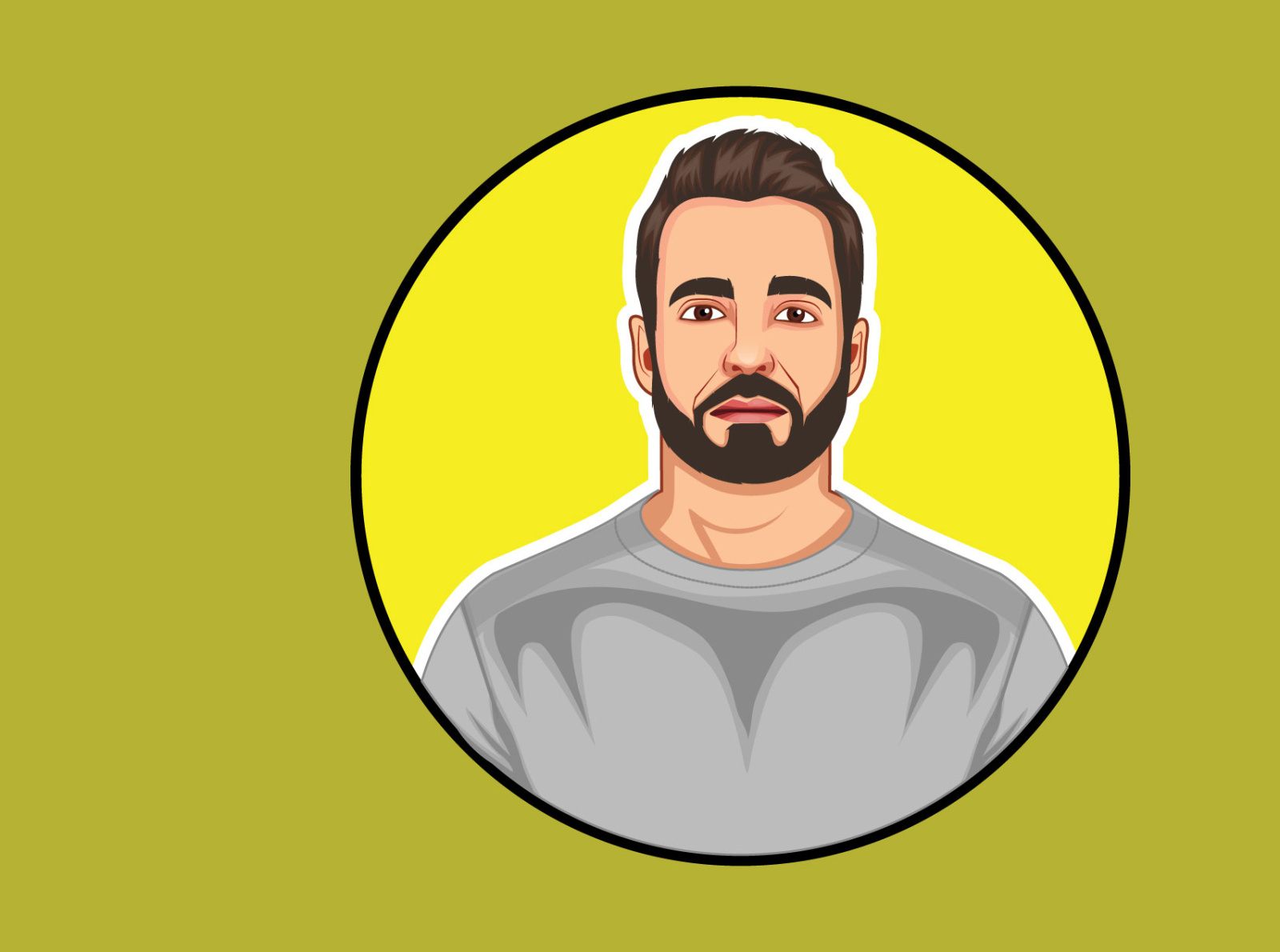 flat avatar by Md:Saiful Islam Shamim on Dribbble