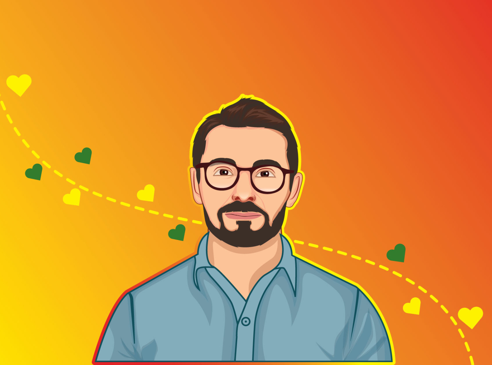 Cartoon portrait by Md:Saiful Islam Shamim on Dribbble