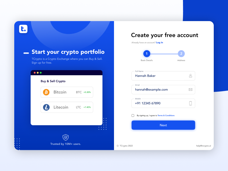 Login Page UI by Sabahat Hussain on Dribbble
