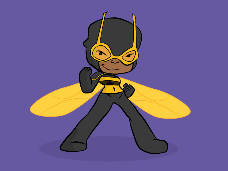 Illustration | Bumblebee No.7 by Julian Strayhorn II on Dribbble