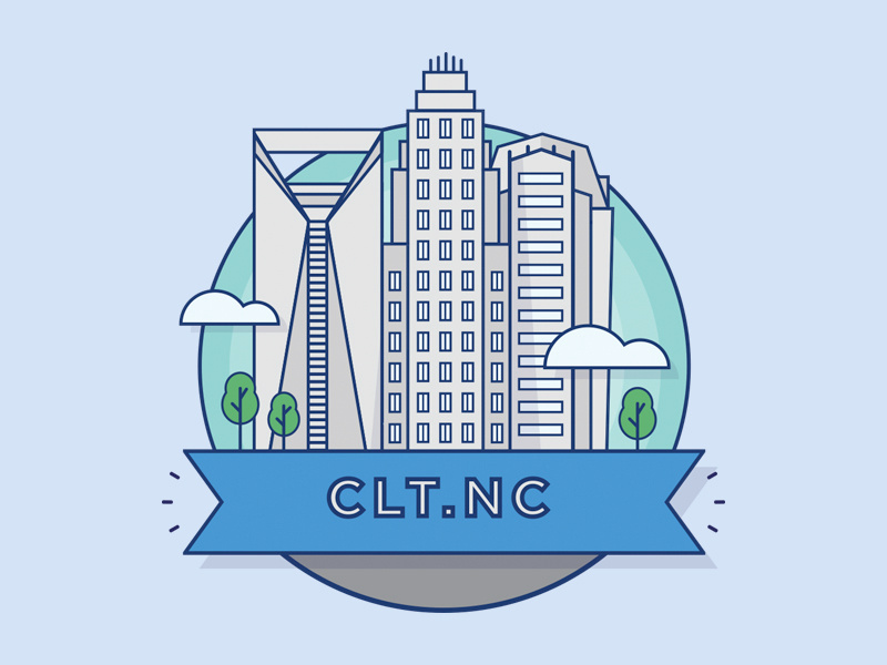 CLT // NC by Erin Doerflinger on Dribbble