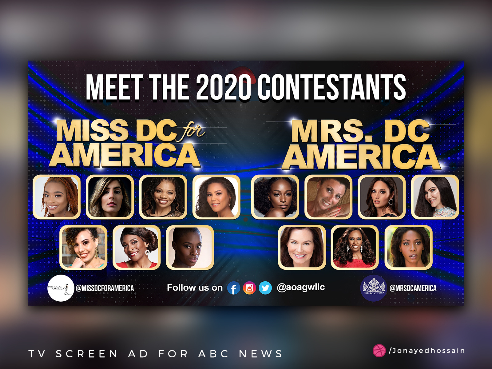 Tv Screen ad by Jonayed Hossain on Dribbble