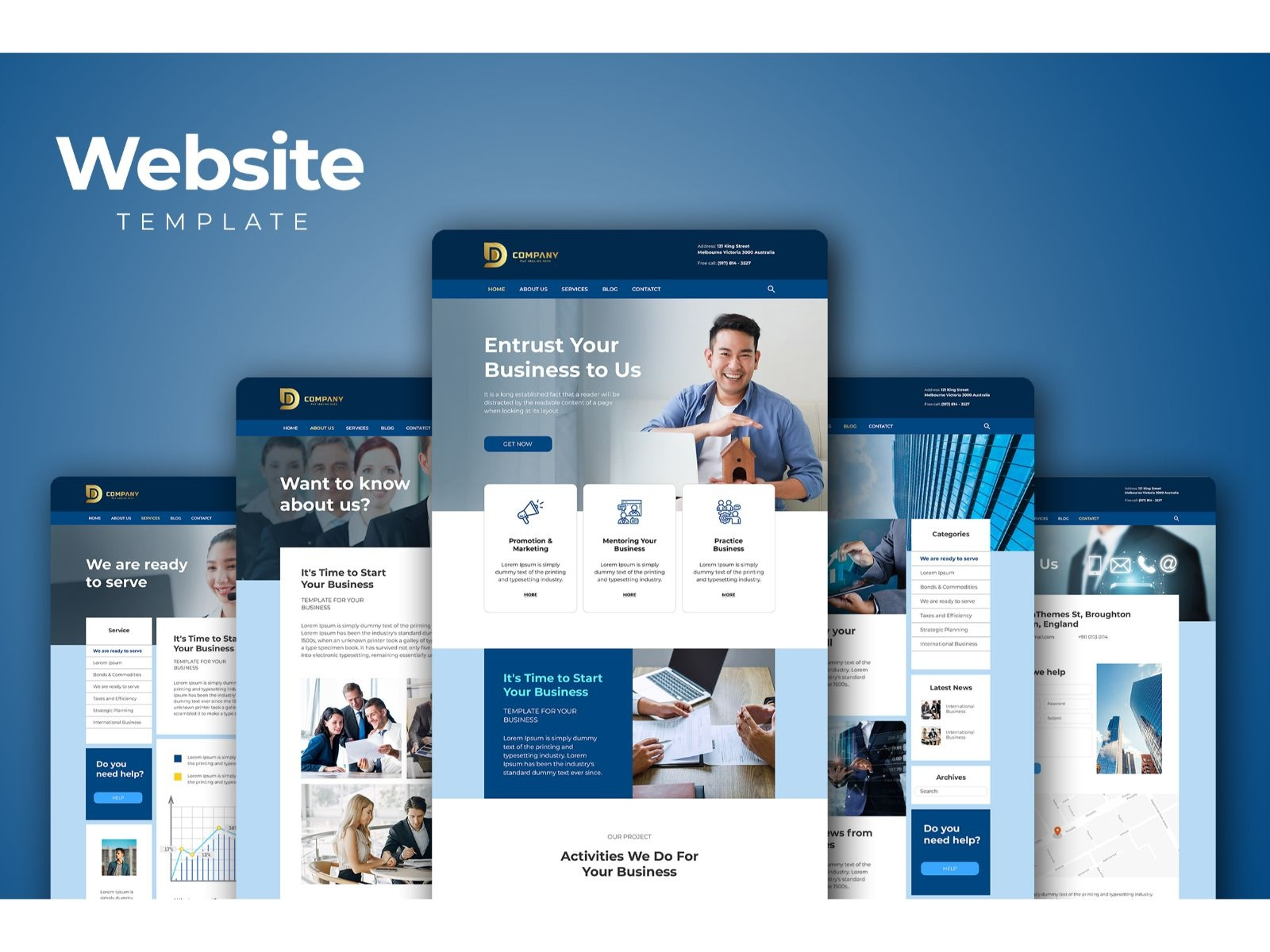 Corporate Website Templates By UICreative On Dribbble