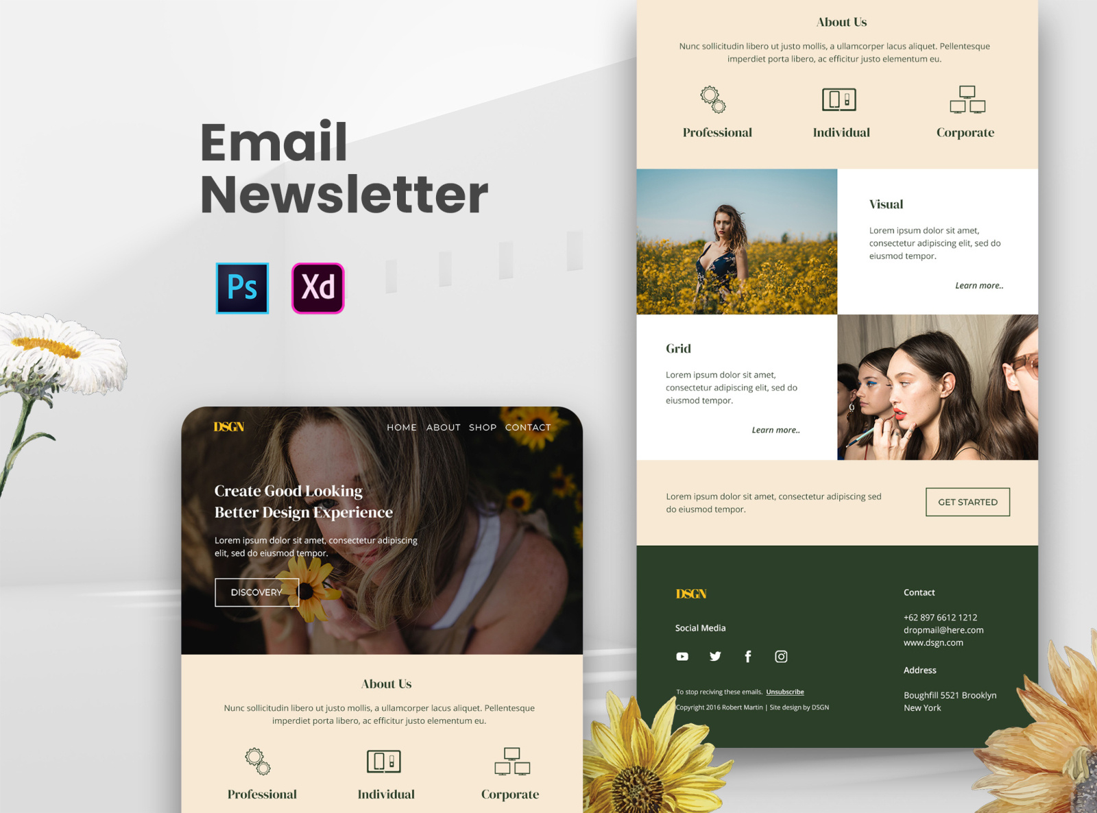 Email Newsletter Design by UICreative on Dribbble