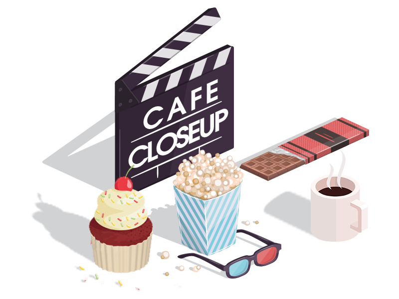 Coffee + Movies by Farshad Sadri on Dribbble