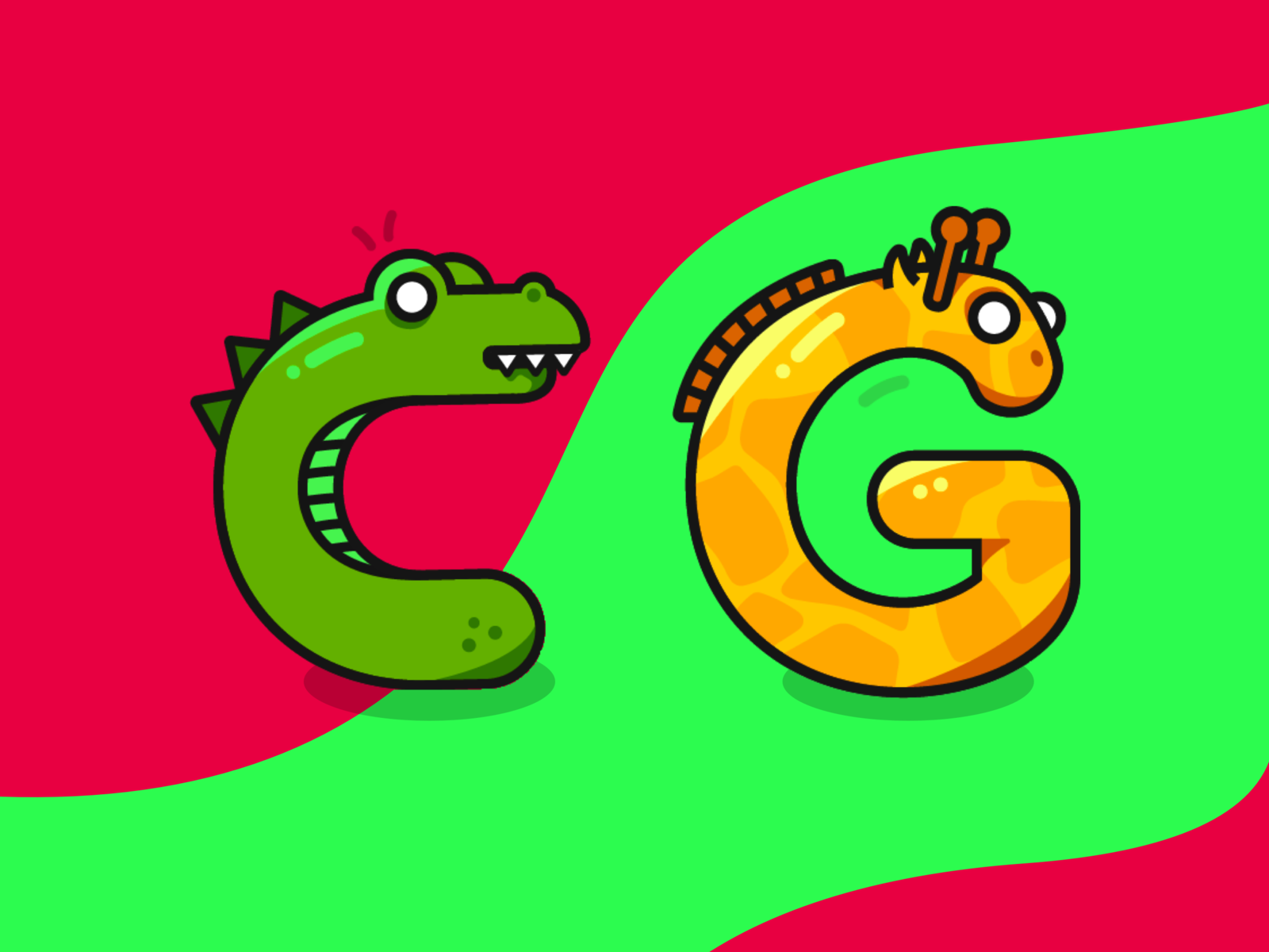 Animal Alphabet by Lara Koedoot on Dribbble