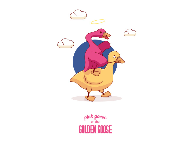 Golden goose by BILIANSKYI PHILIP on Dribbble