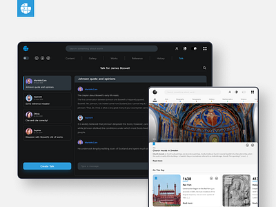 Wikipedia website - UI/UX Redesign by Keithan Lee on Dribbble