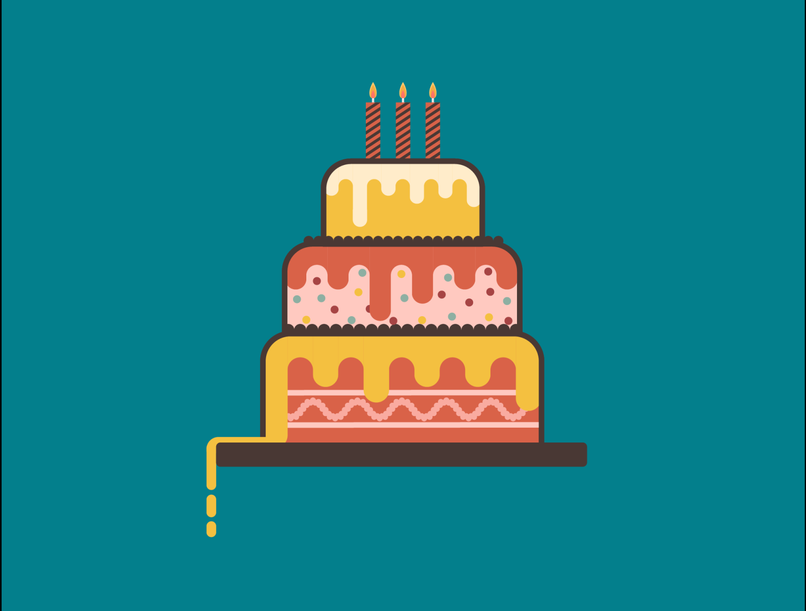 Cake by Cosmic Bit on Dribbble