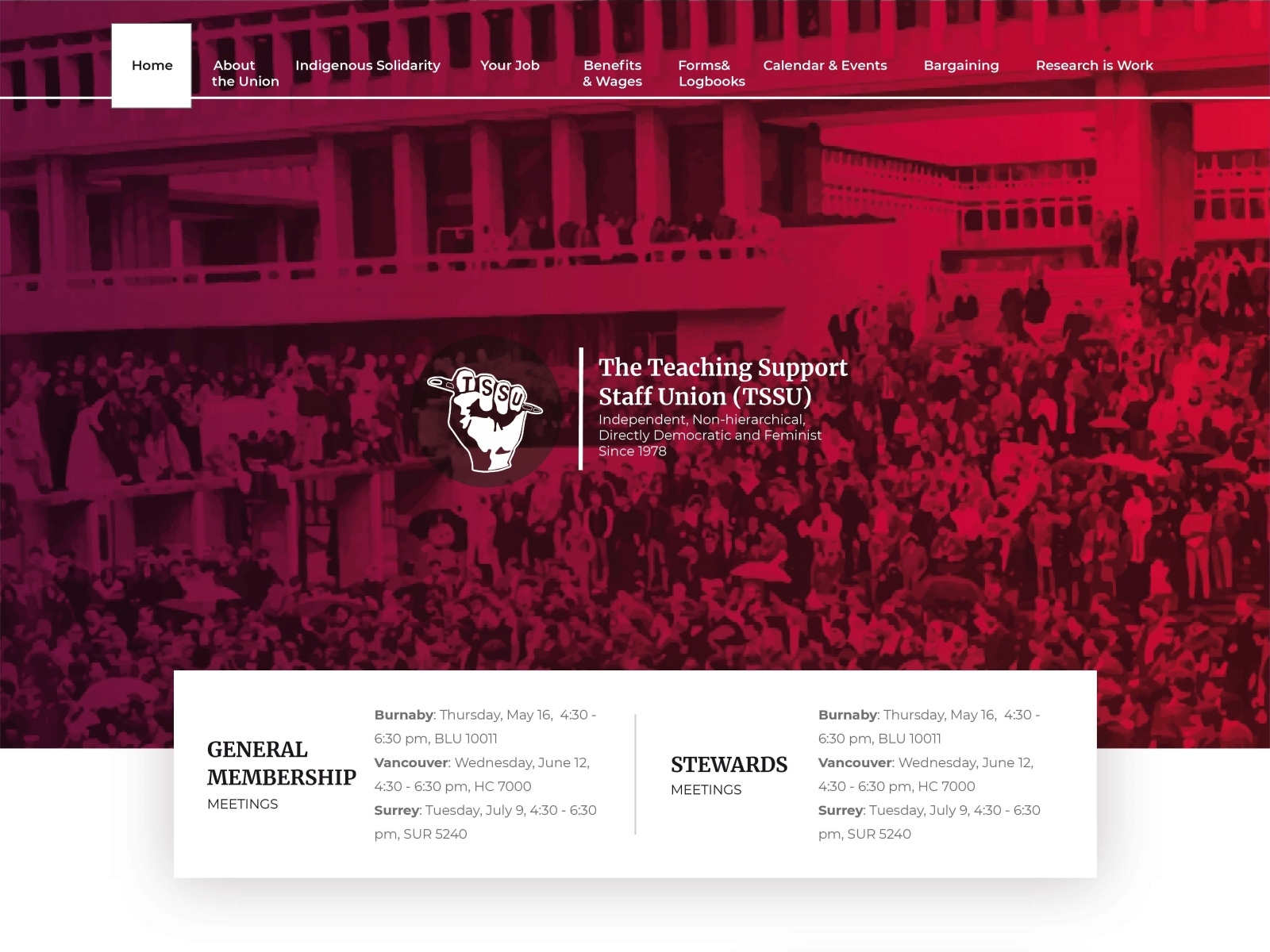 Landing Page for Student Union by illustris on Dribbble