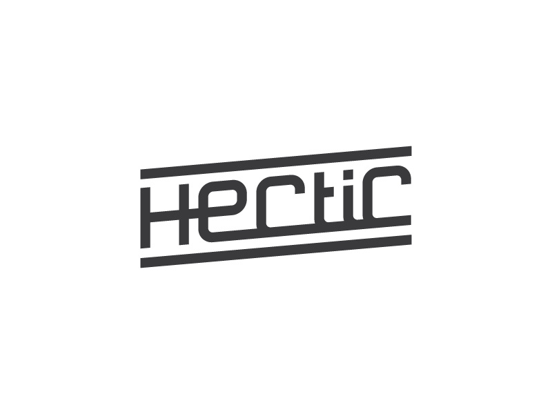 Hectic Logotype Wip by Imran Sagar on Dribbble